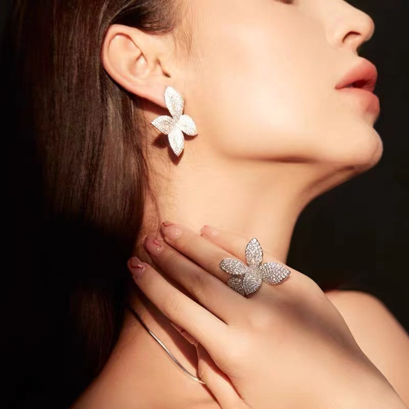 Belle Four Leaf Clover Ring – BelleBianca