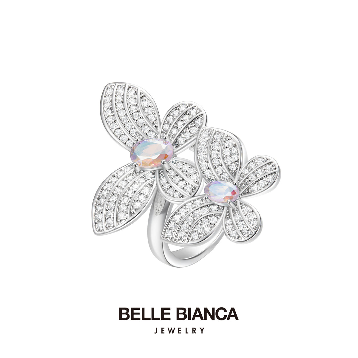 Belle Pink Butterfly Ring – BelleBianca